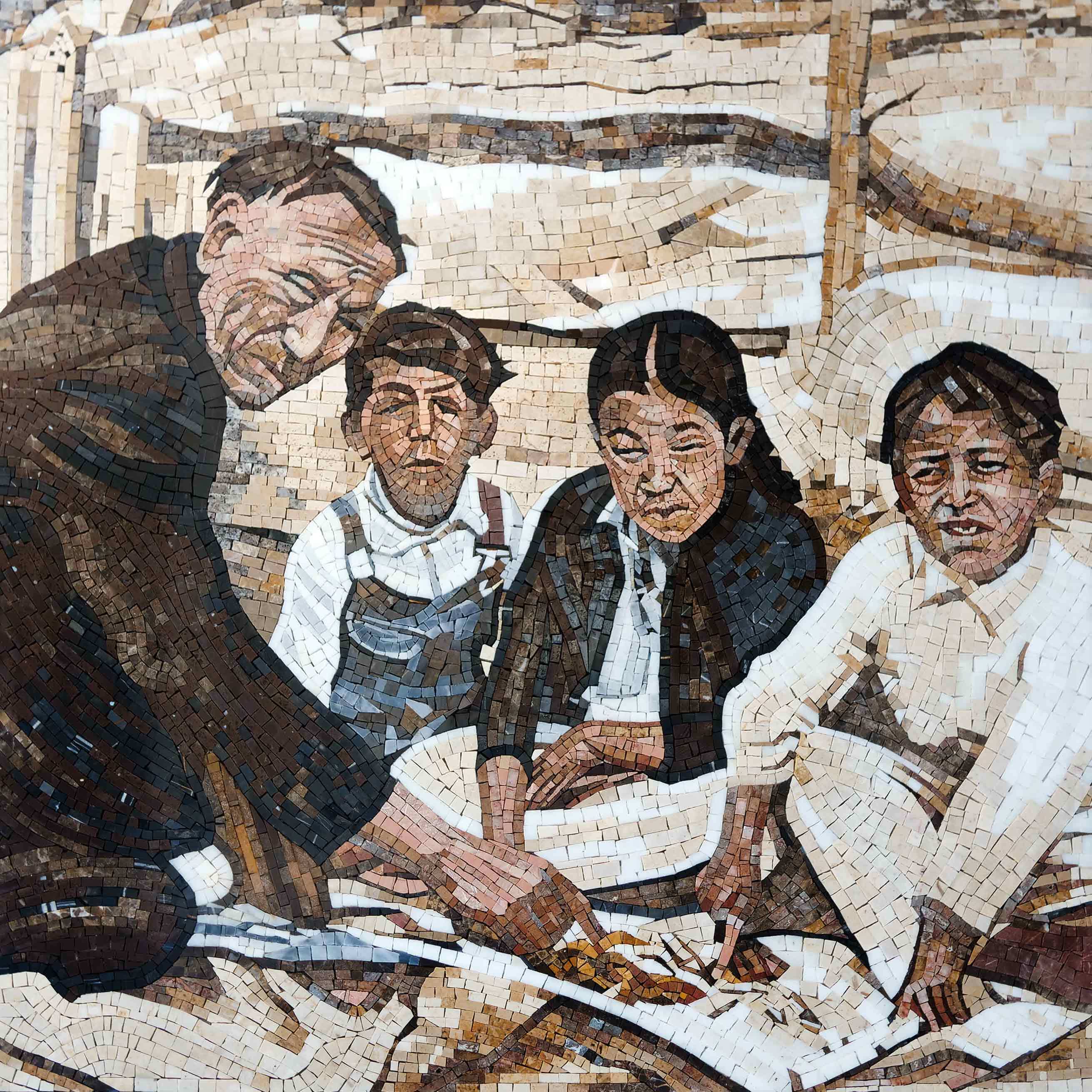 Handcrafted Realistic Mosaic Art | Timeless Stone Portrait Mosaic of ...