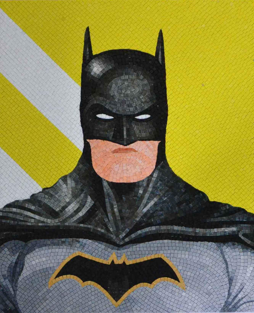 Batman Marble Mosaic | Human figures | Mozaico