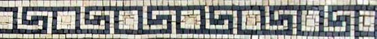 Greek Keys Marble Mosaic Art Border – Mozaico Art